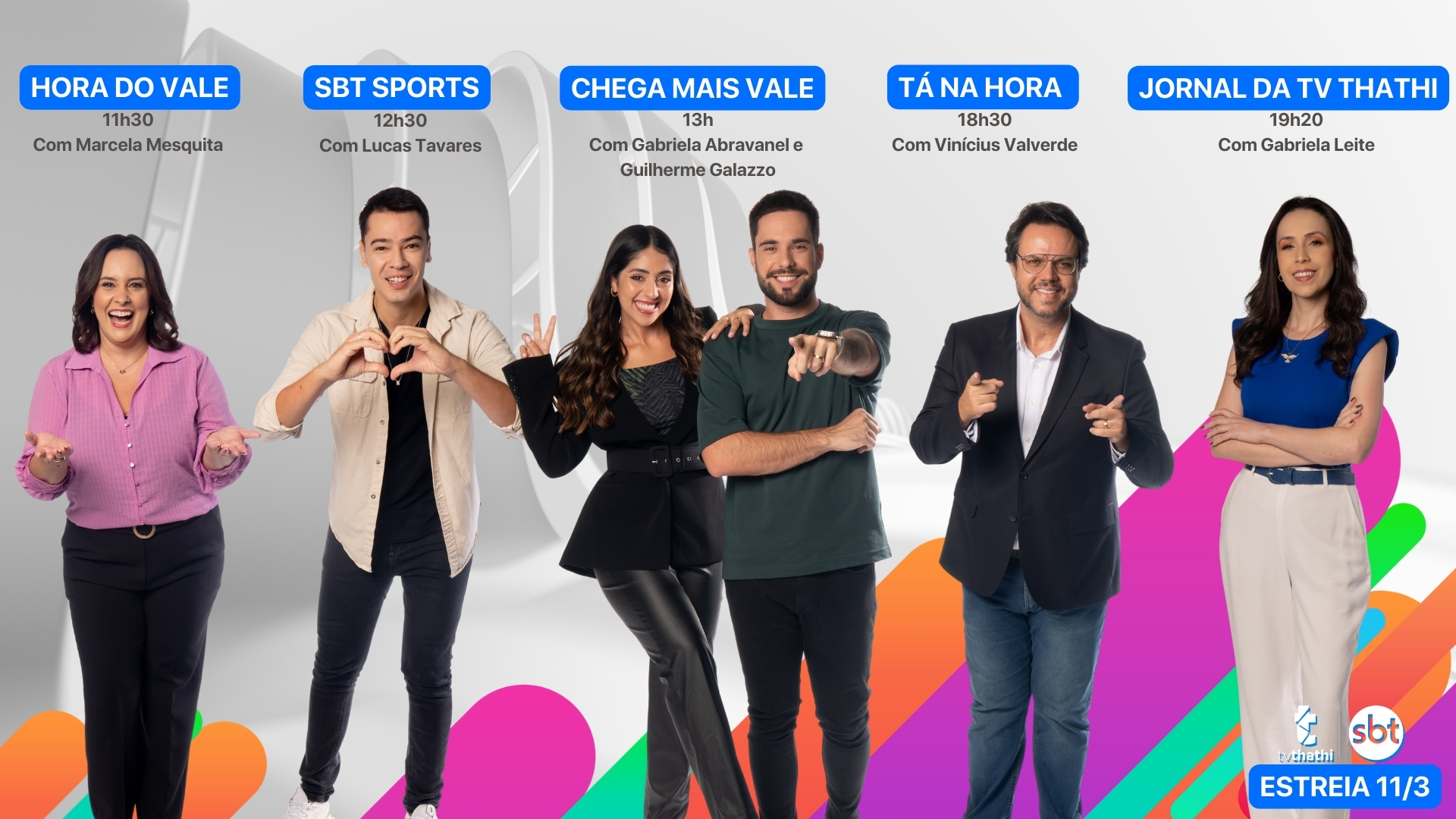 TV THATHI SBT estreia nova programação - THMais - Você por dentro de tudo